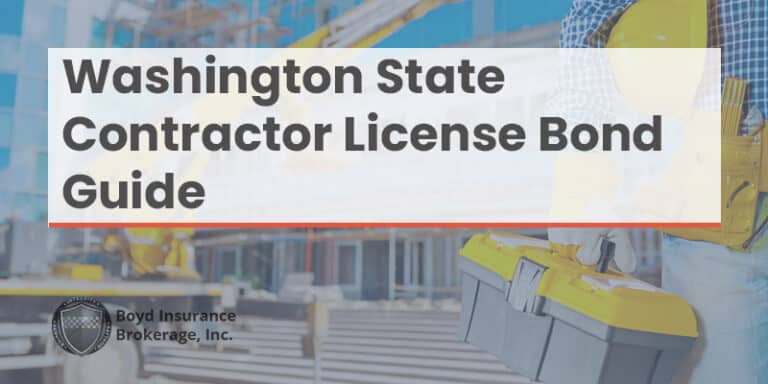 Washington State Contractor License Bond Guide